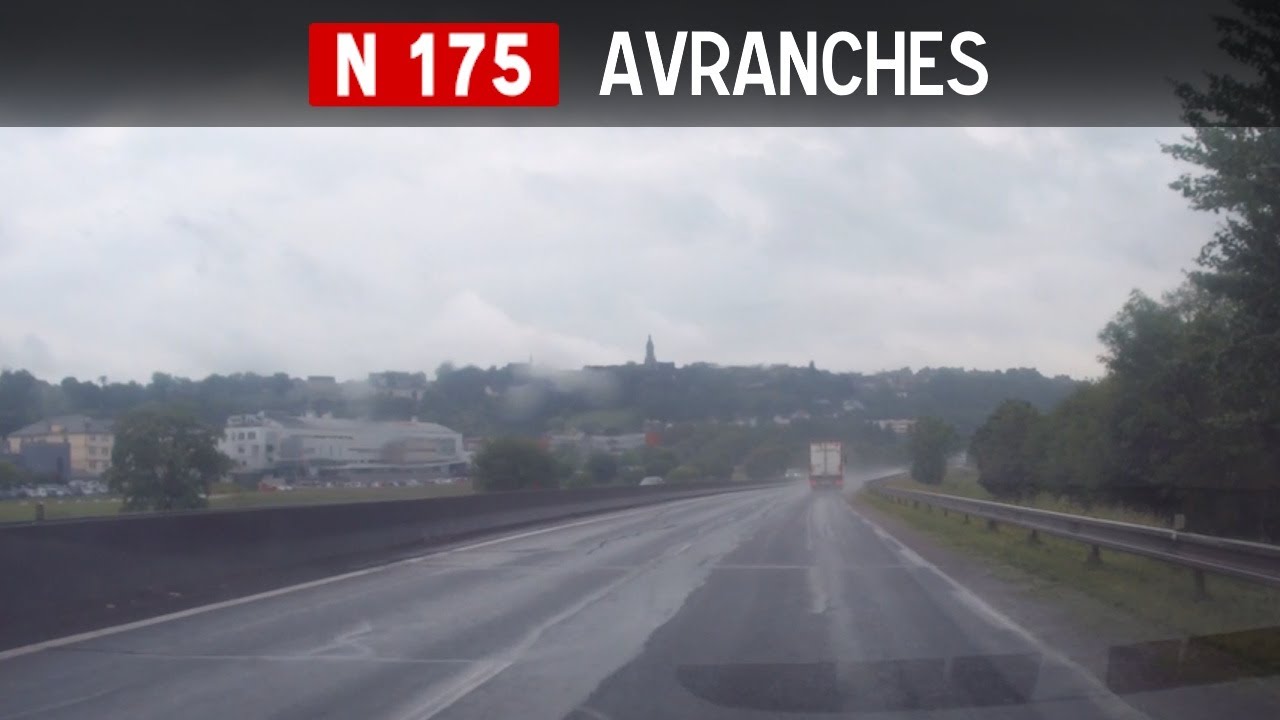 🇫🇷 N175 around Avranches - YouTube