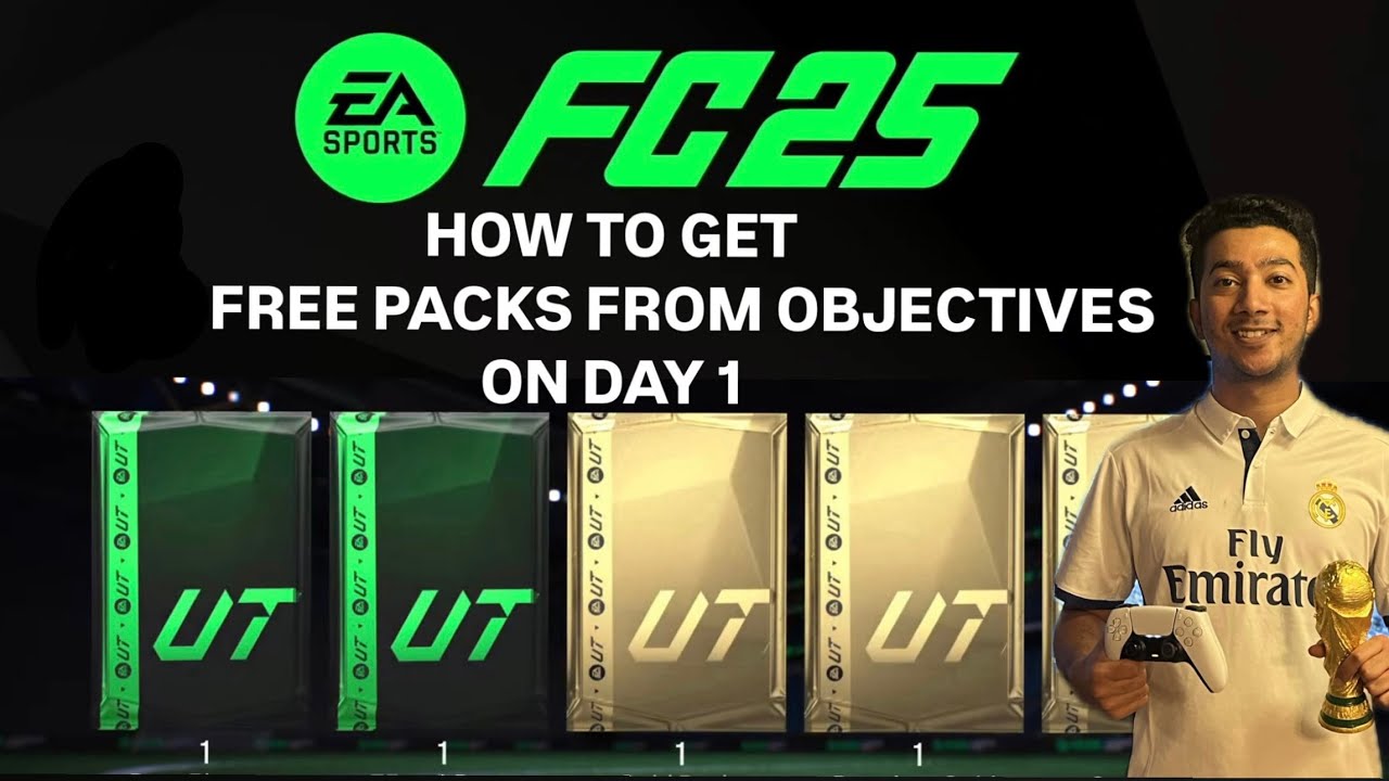EA FC 25 - How to get free packs and make a team in a DAY! - YouTube