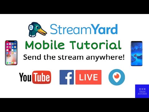 Streamyard - Easy Mobile Tutorial (Tagalog) Android and IOS devices ...