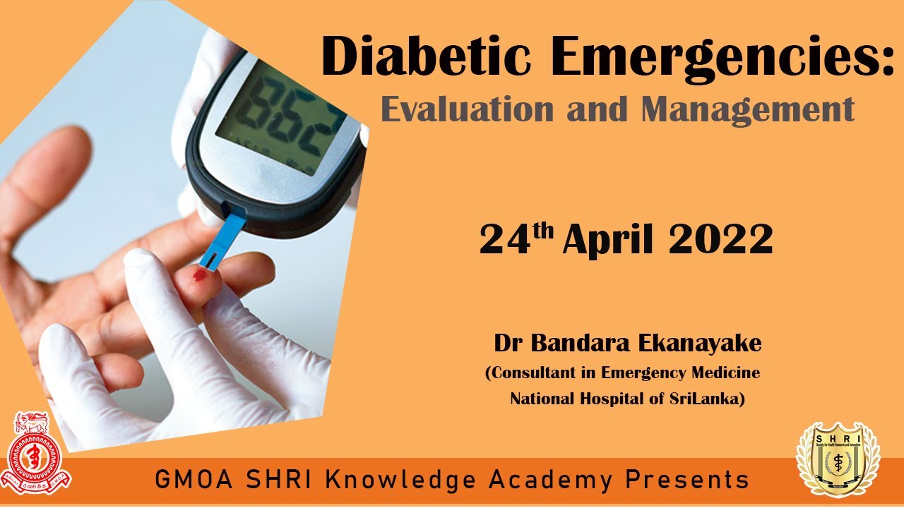 Diabetic Emergencies: Evaluation and Management - YouTube