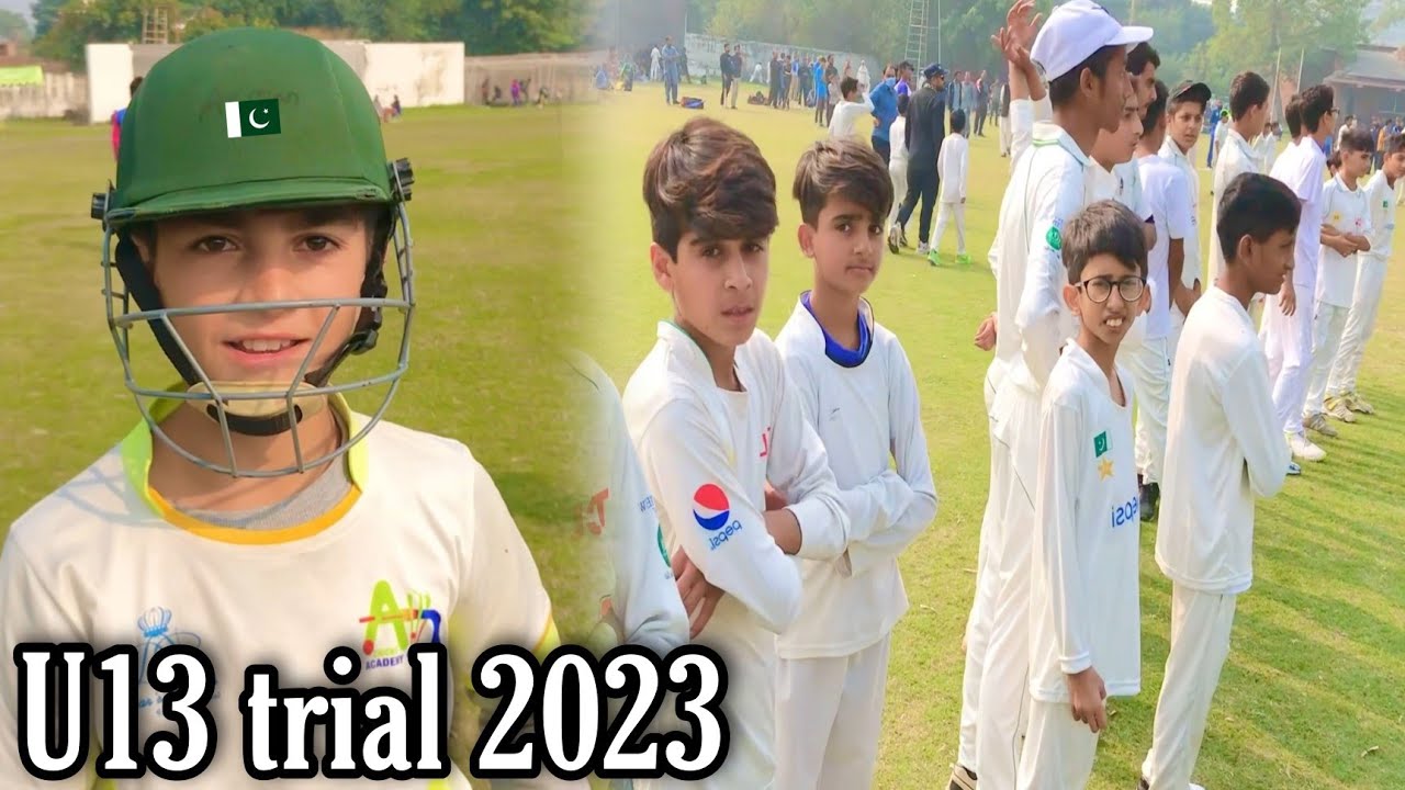 under 13 cricket trials 2023 | cricket trial in pakistan | ibrar pm ...