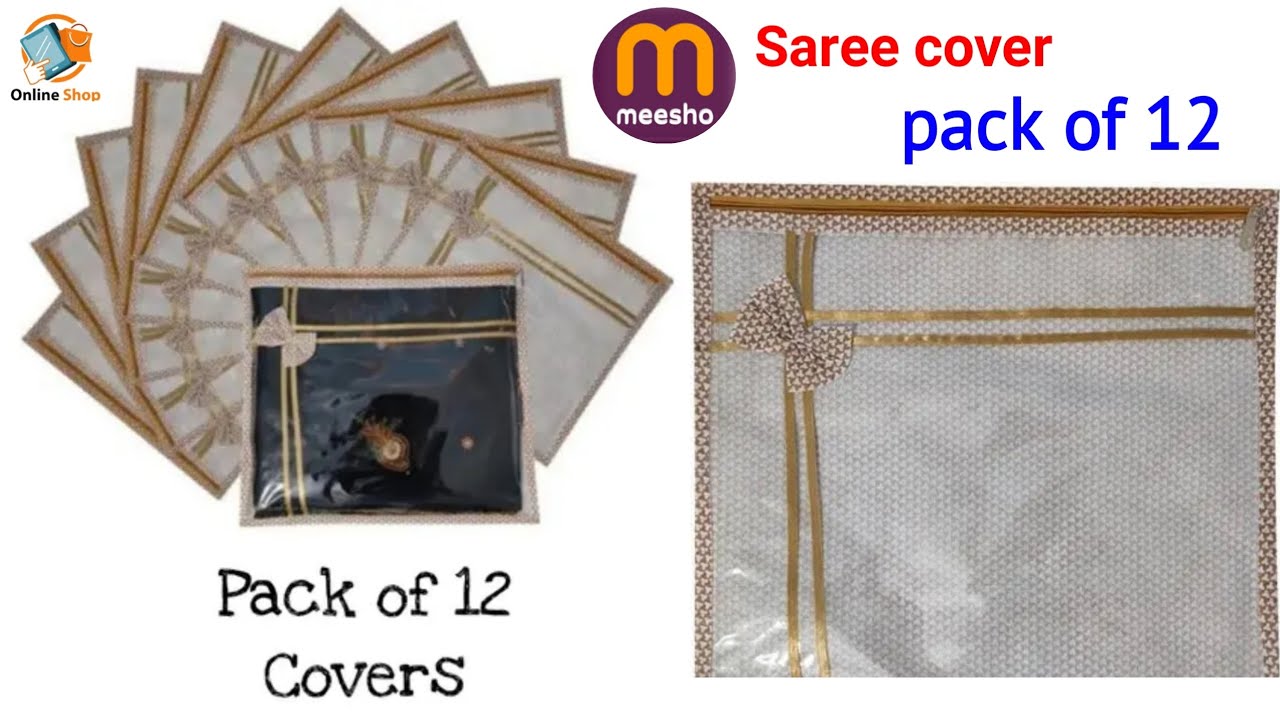 Affordable Saree covers review form "meesho " meesho saree cover pack ...