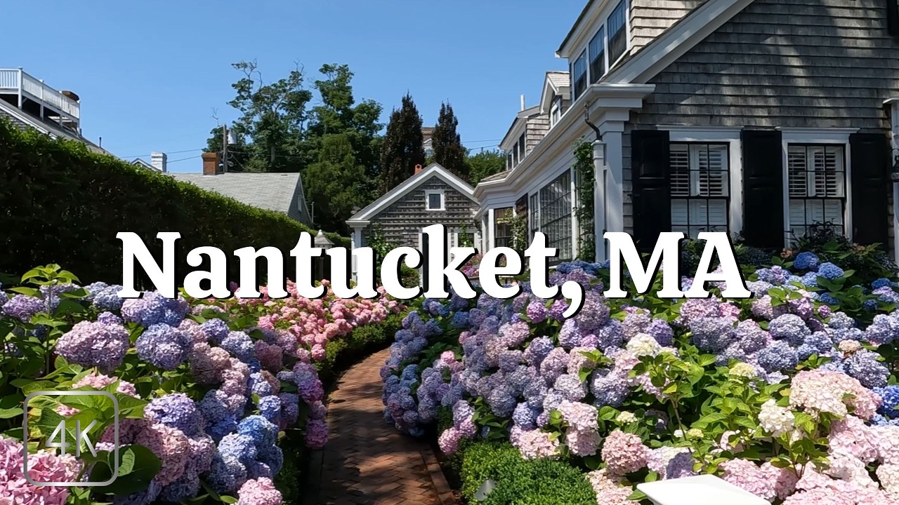 Nantucket Island in Massachusetts. Walking Tour 4k - YouTube
