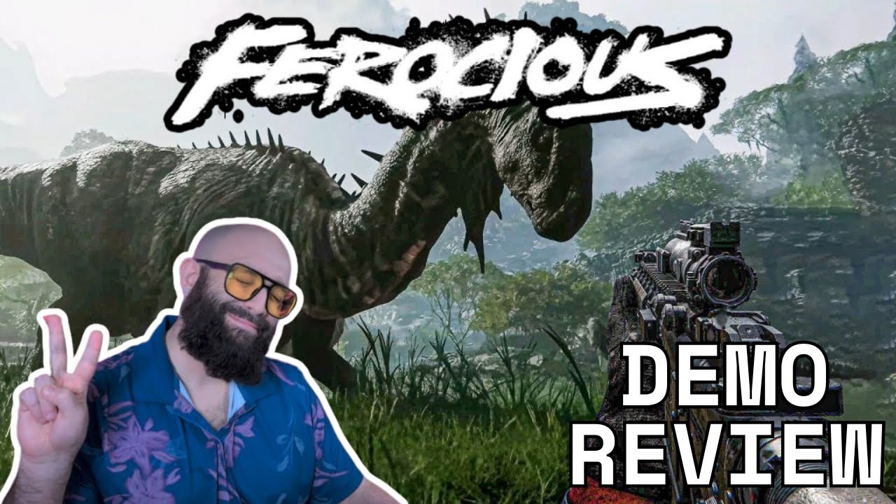 A New Dinosaur FPS Game!? | Ferocious DEMO - YouTube