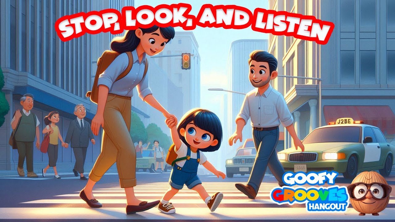 "Stop, Look, and Listen - Street Safety Song for Kids!" - YouTube