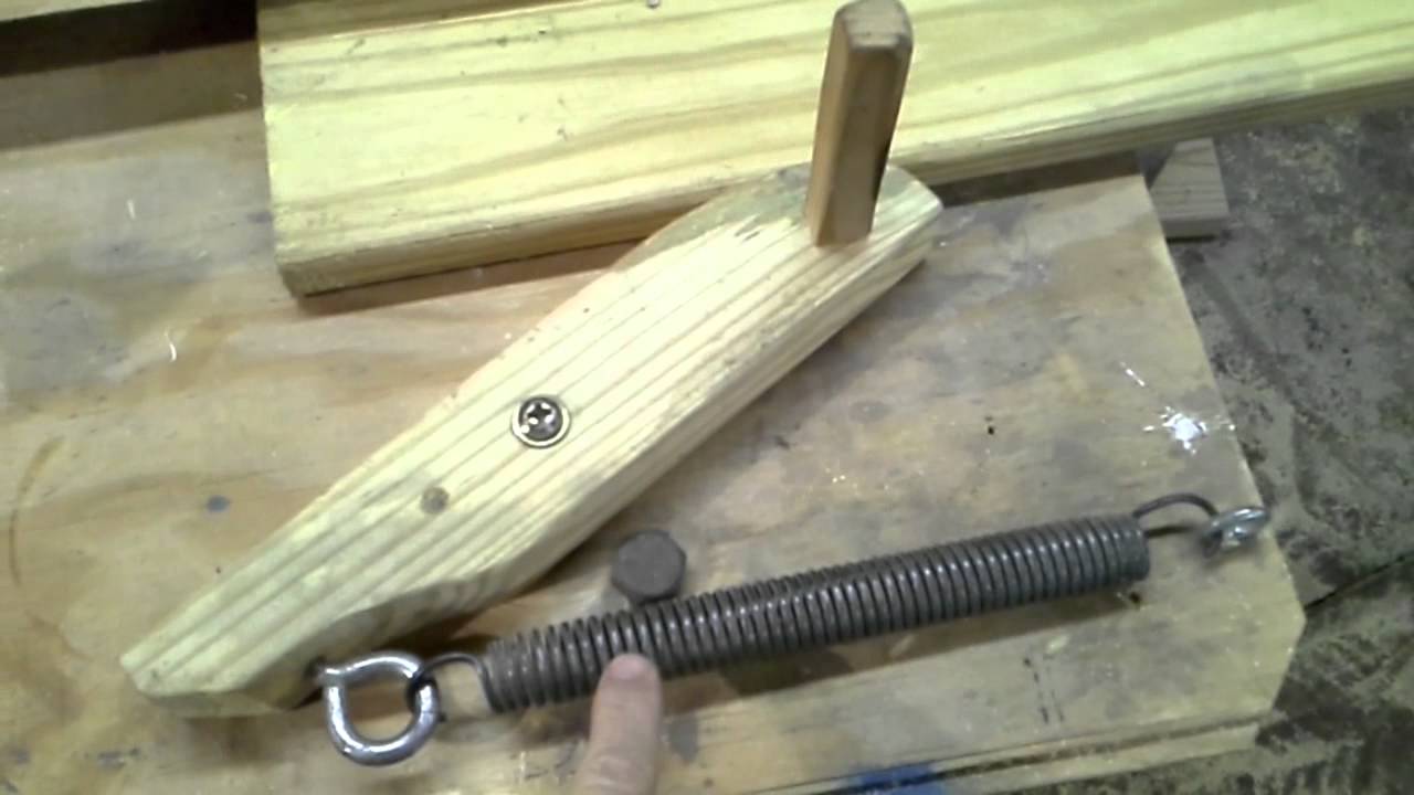 Home made table clamp - YouTube