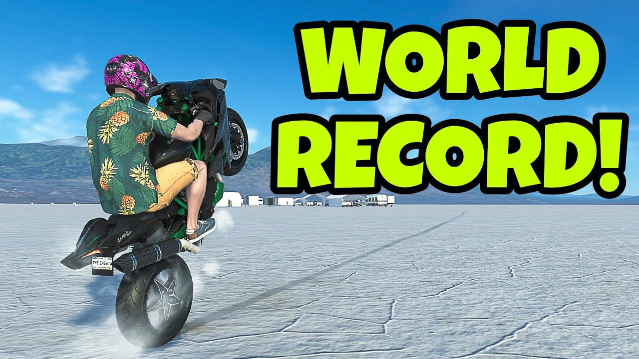 World Record Wheelie In The Crew 2 Youtube