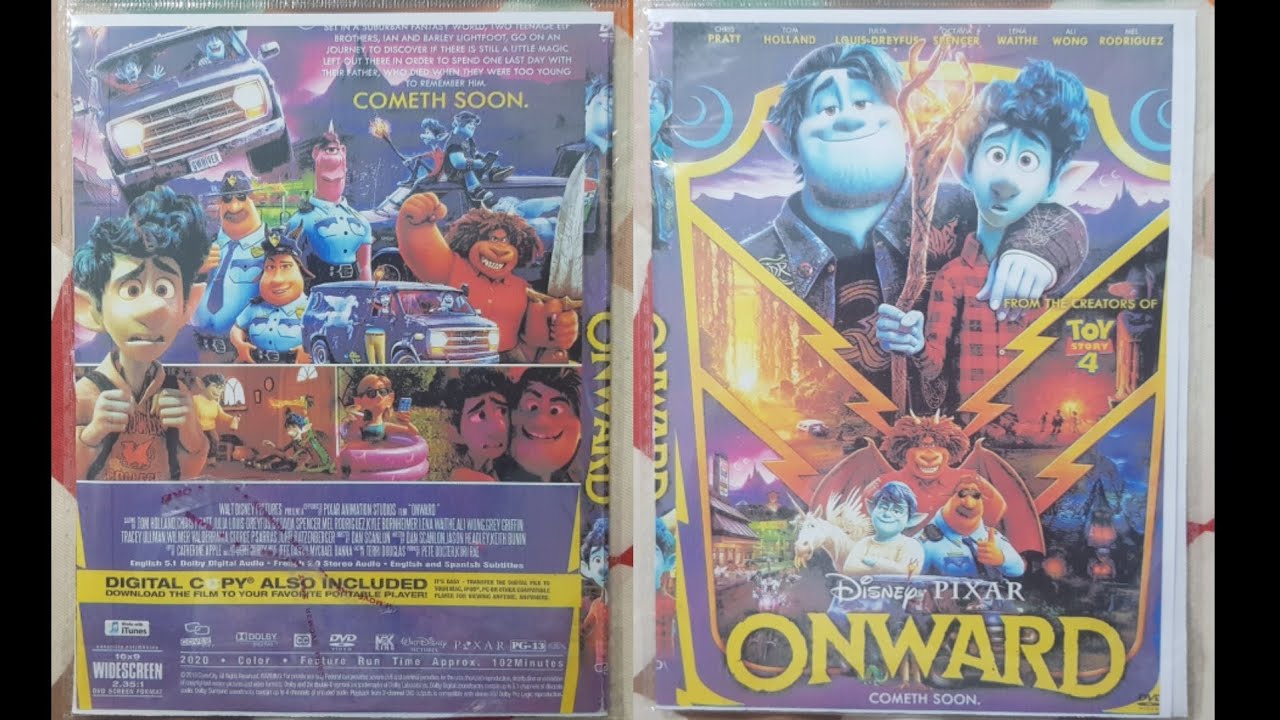 Onward (Walt Disney Pictures/Pixar) DVD Menu 2020 - YouTube