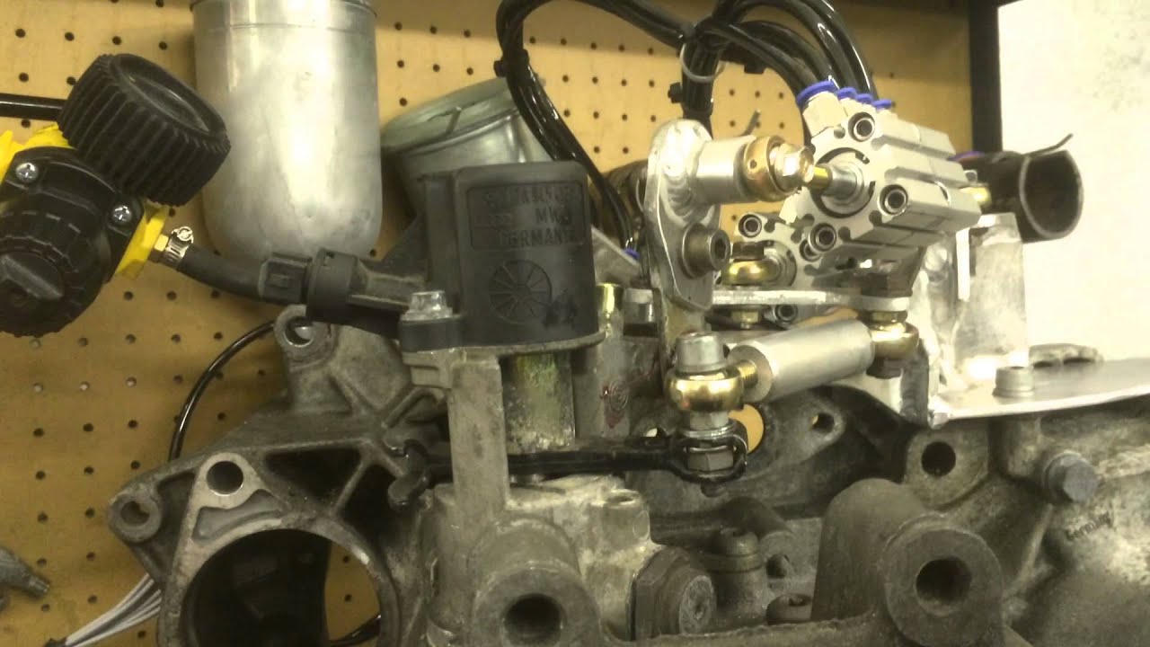 VW O2A Sequential Shifter (air shifter) Test 2 - YouTube