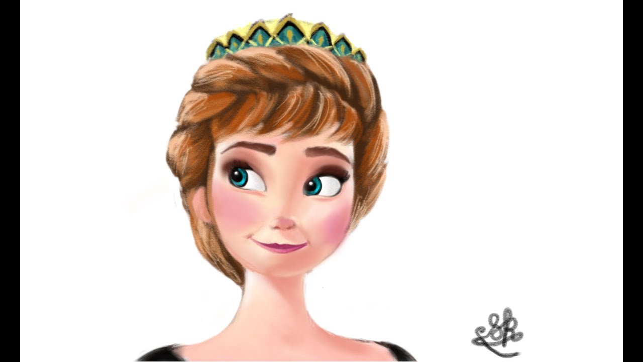 Anna Frozen 2 - Digital Art on Autodesk Sketchbook - By T.E Shree ...