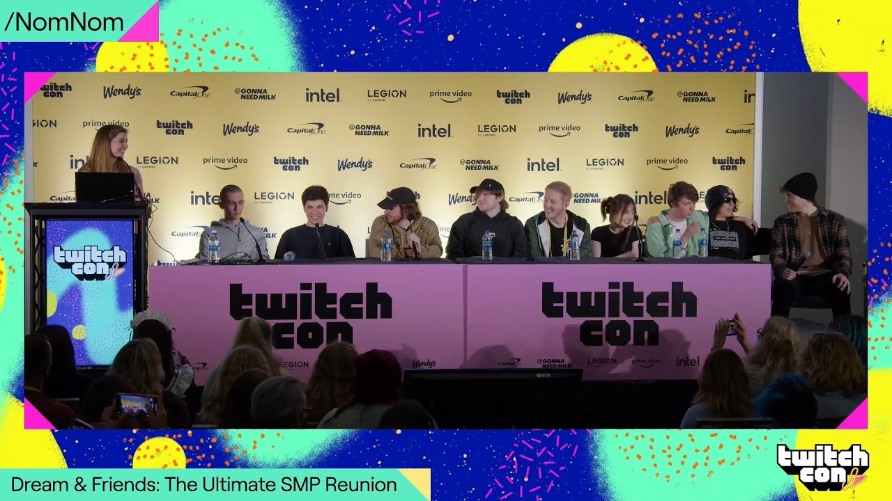 Dream and Friends: The Ultimate SMP Reunion TwitchCon Panel | NomNom 10 ...