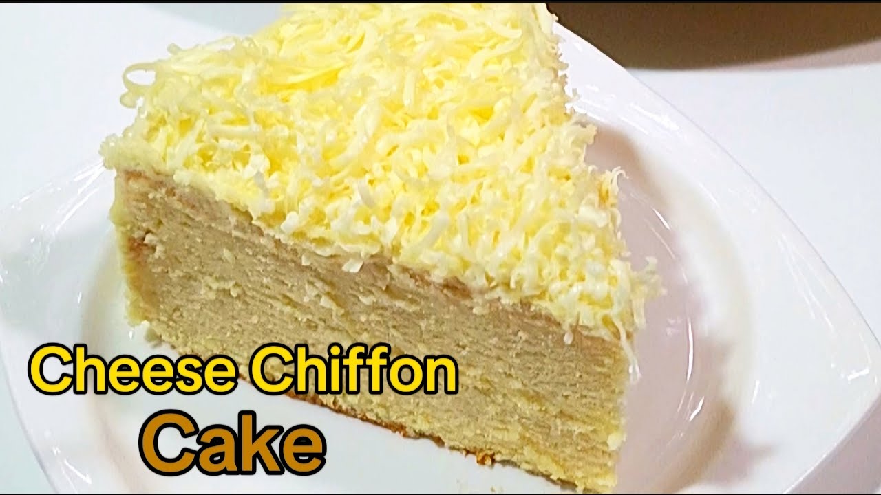 Cheese Chiffon Cake - YouTube