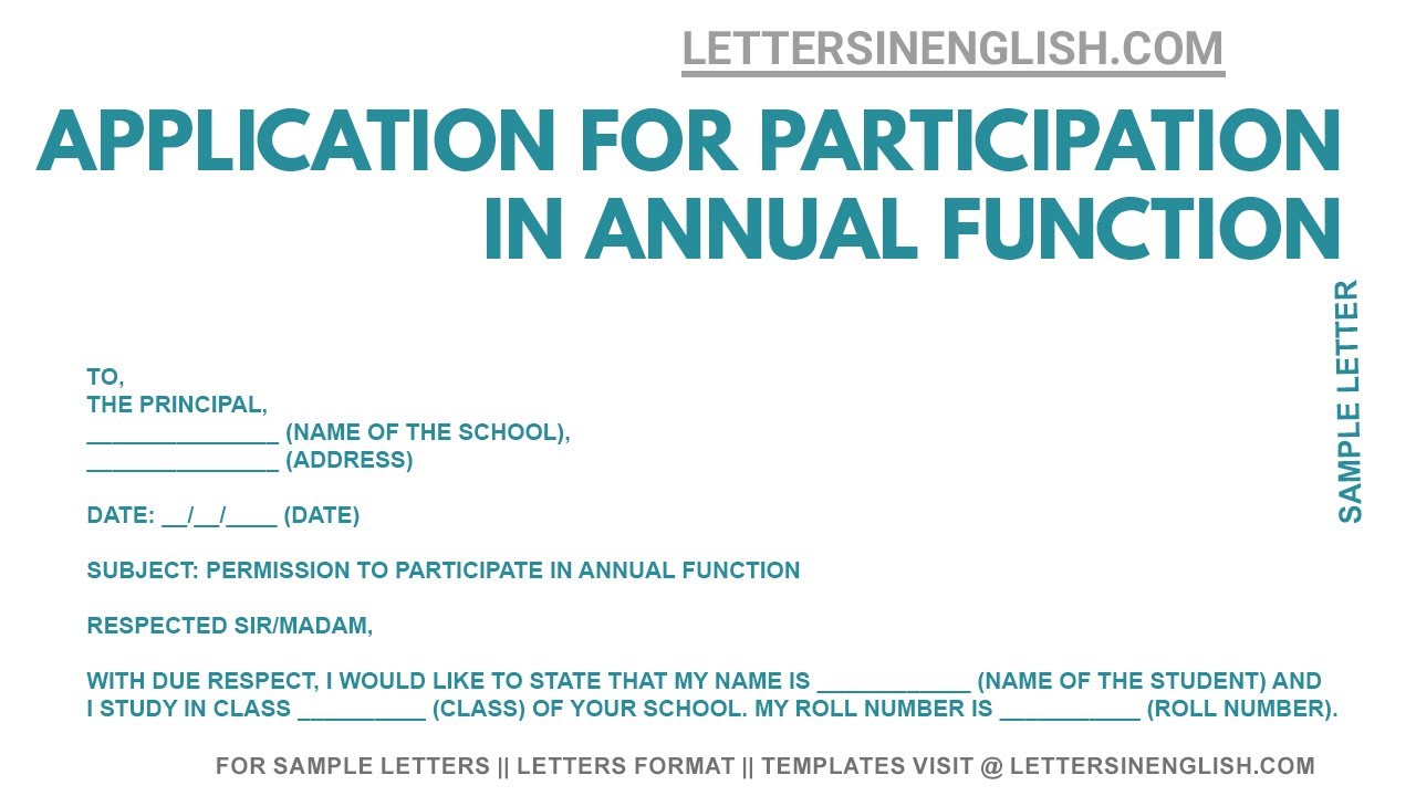Request Letter for Confirmation of Participation - Confirmation Letter ...