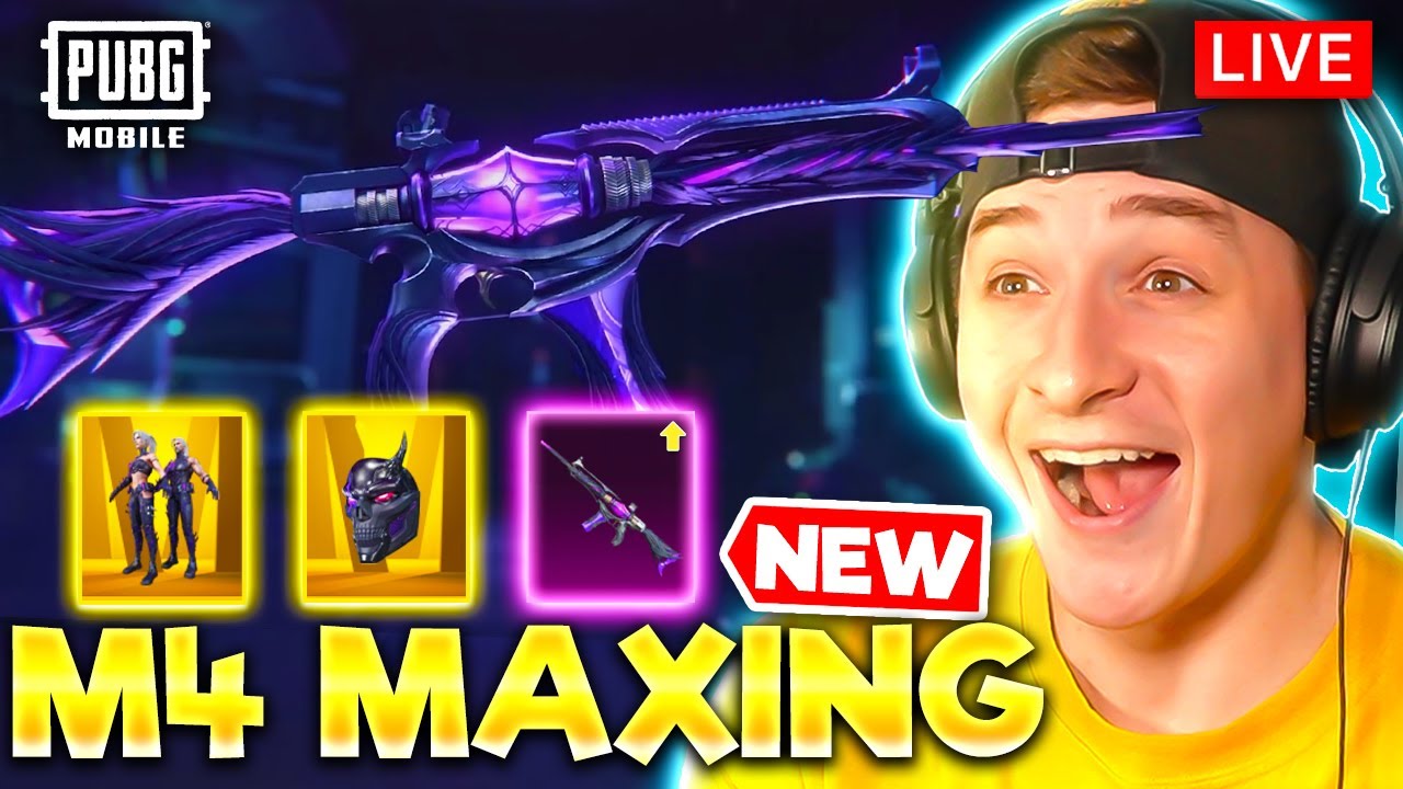 MAXING GLORIOUS M4 & NEW ULTIMATE! PUBG MOBILE LIVE - YouTube