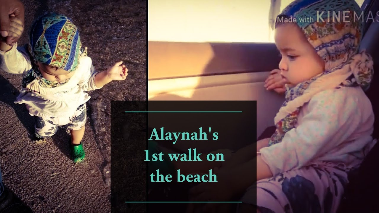 Alaynah's 1st walk on the beach#loveforbeach#bestplacetorelax # ...