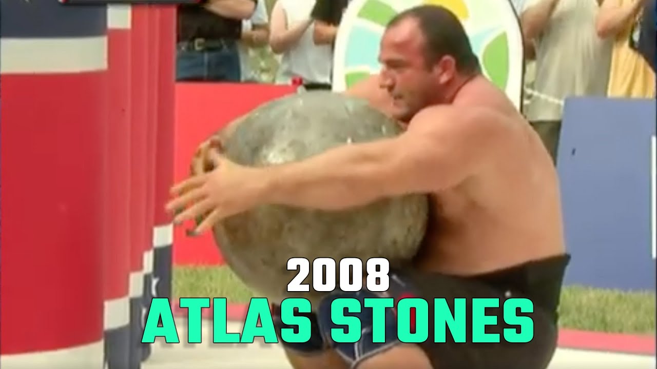 2008 World's Strongest Man | Atlas Stones - YouTube