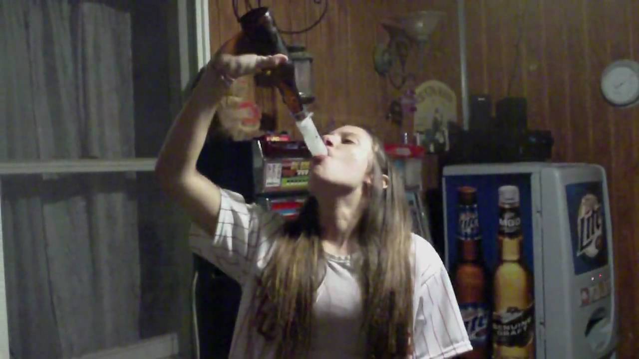 miller lite vortex bottle and bottle bong - YouTube