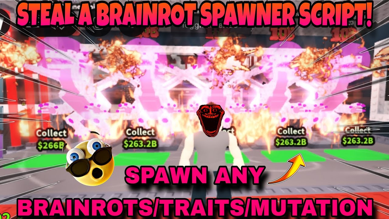 STEAL A BRAINROT SPAWNER SCRIPT | SPAWN ANY BRAINROTS! MUTATION ...