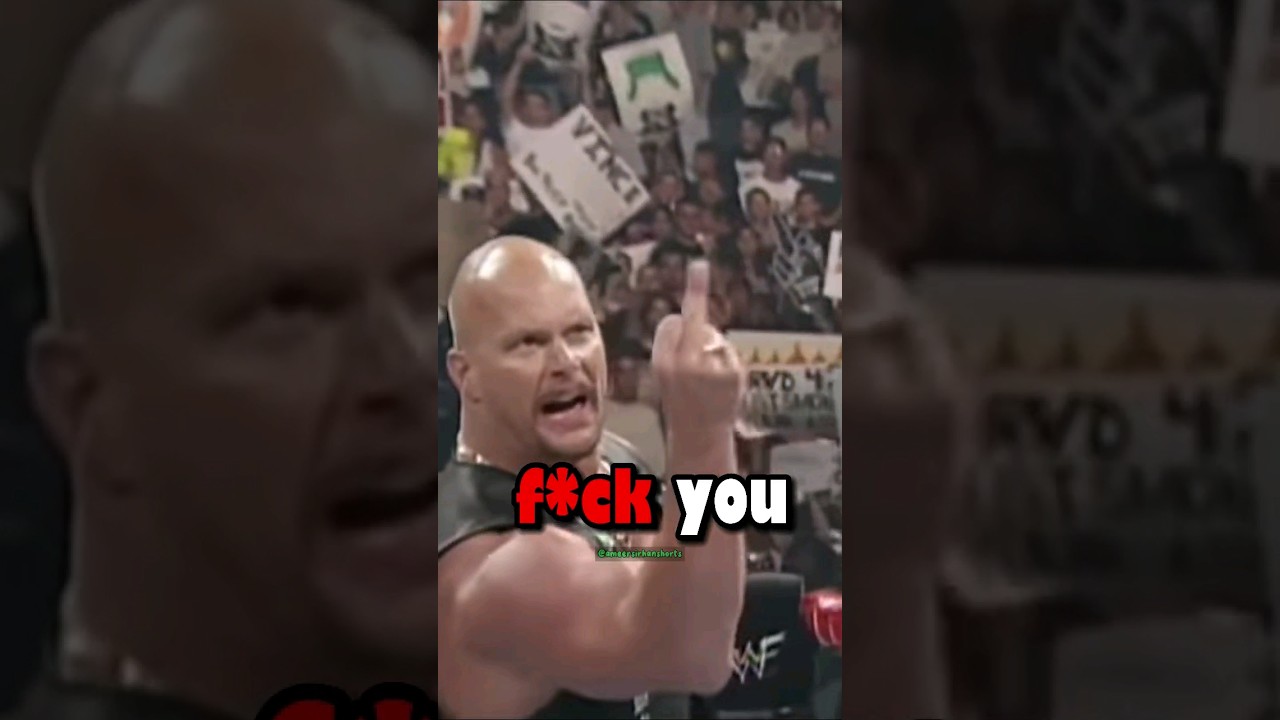 Stone Cold gives The Undertaker middle finger #stonecold #undertaker # ...