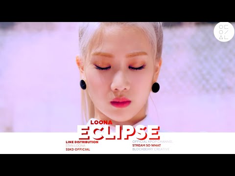 [D-8] LOONA OT12 - Eclipse | Line Distribution (How Would Sing) (Color Coded)