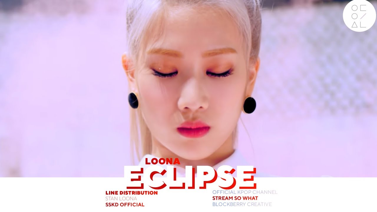 [D-8] LOONA OT12 - Eclipse | Line Distribution (How Would Sing) (Color Coded) - YouTube