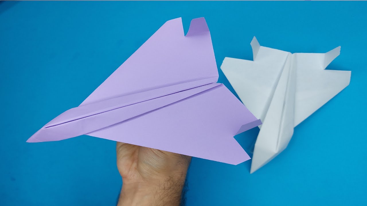 How to Make an EASY SU-57 Paper Jet that Flies REALLY Well! — Paper ...