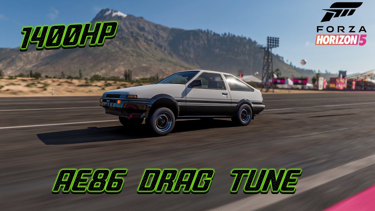 FORZA HORZION 5 - AE86 DRAG TUNE - YouTube