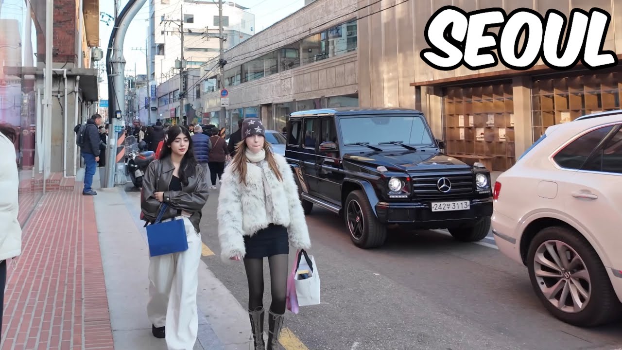 Seongsu-dong Cafe Street Walking Tour. Seoul City Korea 4k City Tour ...