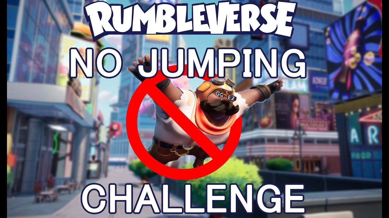 NO JUMPING CHALLENGE (Rumbleverse) - YouTube