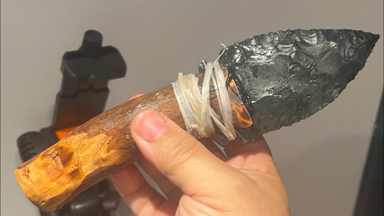 Wild brook trout, stone tools, bushcraft knife, survival - YouTube