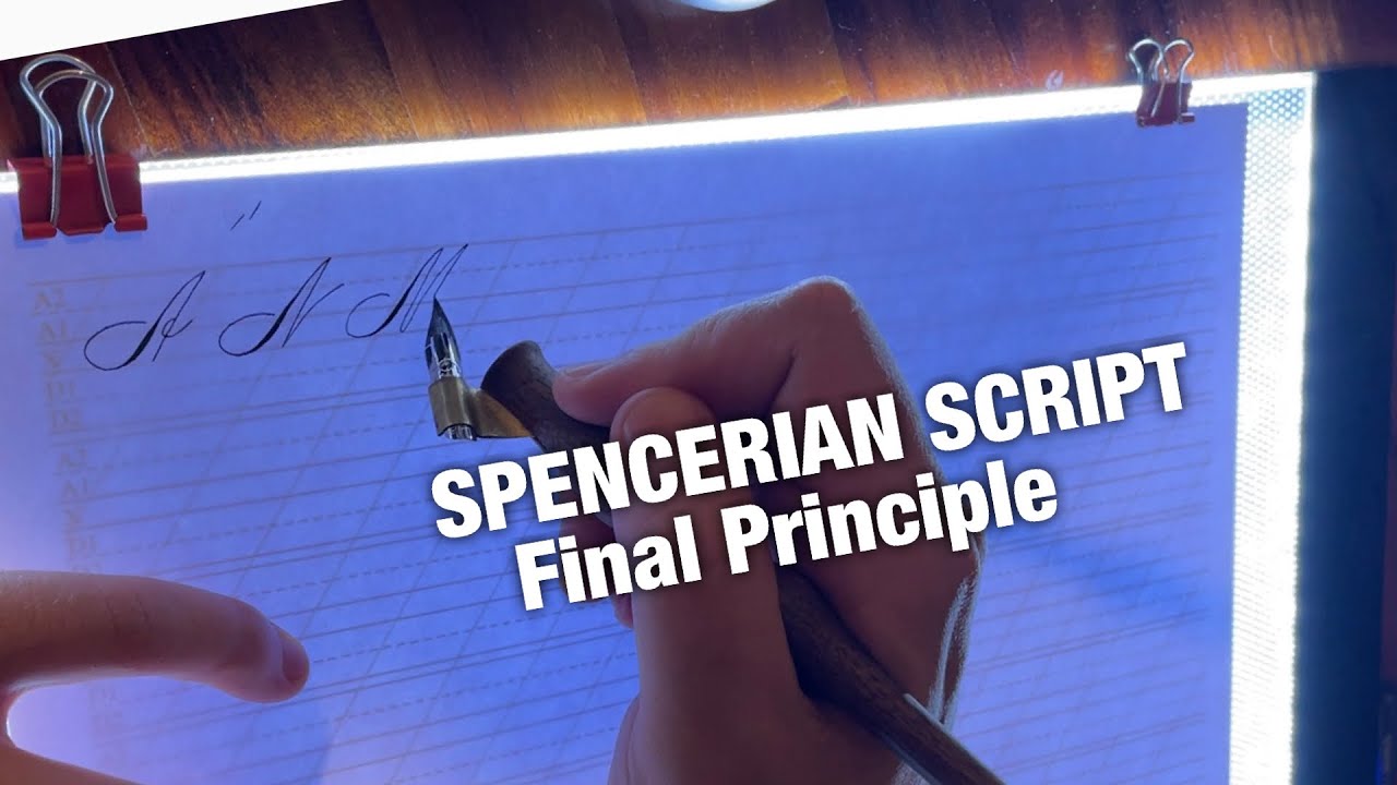 Calligraphy w/ Kolby: Spencerian Script Majuscule - Capital Letters ...