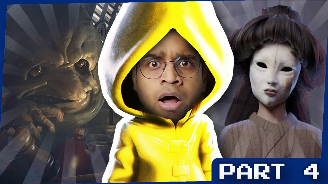 Finally Killed the LADY & Monsters in Little Nightmares [Part 4] Horror ...