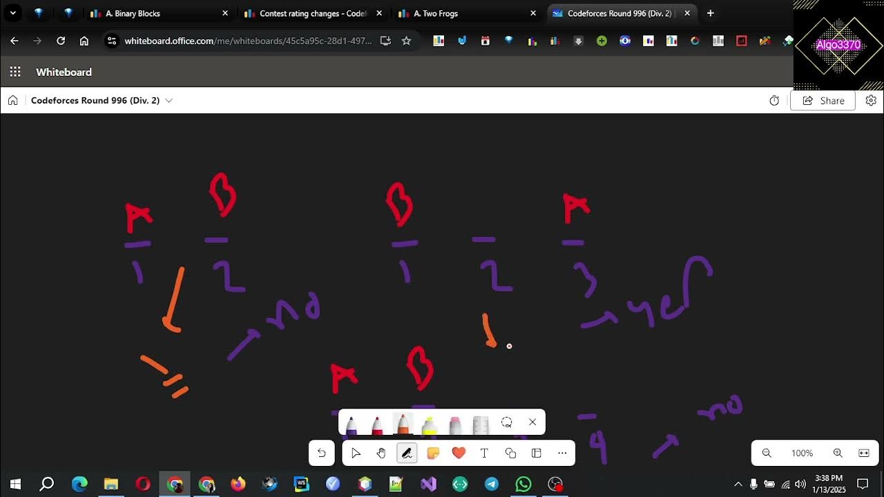 A. Two Frogs | Codeforces Round 996 (Div. 2) | CP in Bangla | Java solution - YouTube