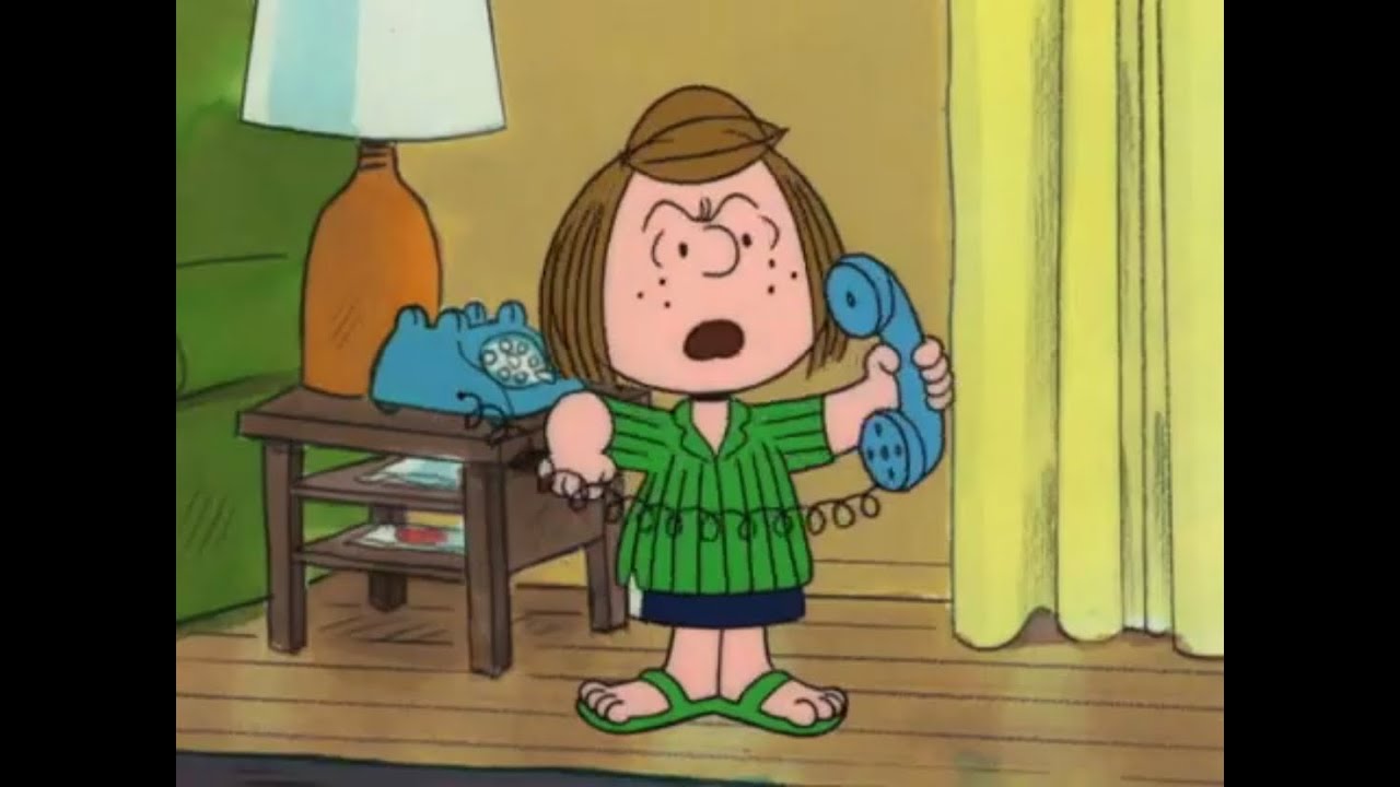 Charlie Brown Rejects Peppermint Patty from Happy New Year Charlie ...