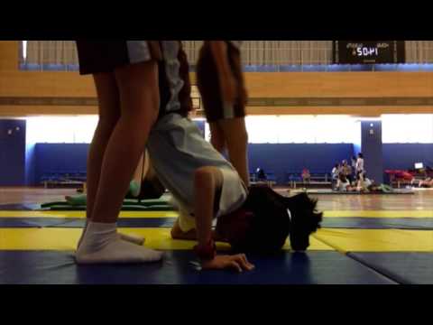 Fat Yummy Rabbit Salad doing funny gymnastics