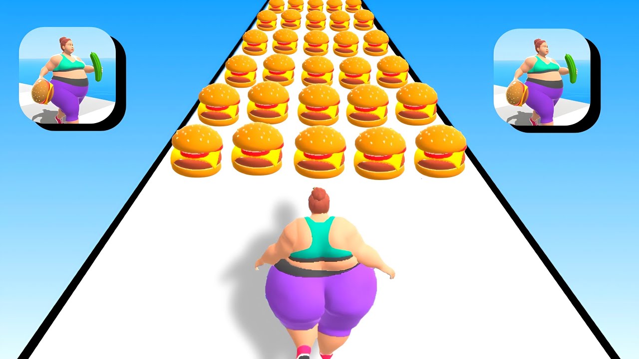 Satisfying Mobile games - Fat 2 Fit, Crazy Fingers, Marble Run - YouTube
