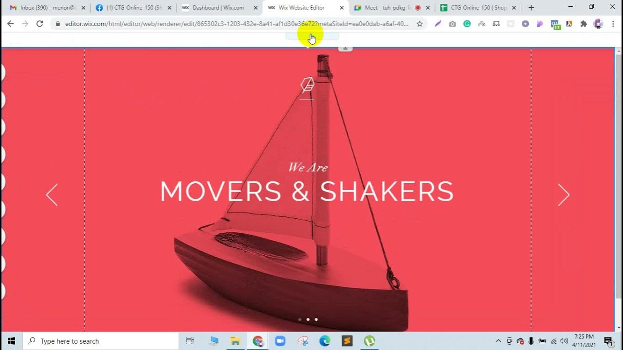 2.Wix- Create a landing page using wix builder & Strip(Mailchimp integration/lightbox/wix apps ...