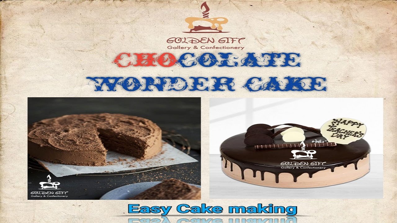 CHOCOLATE WONDER CAKE.GoldenGiftGallery & Confectionery - YouTube