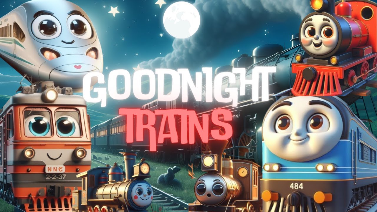 Goodnight Trains🚅🌙THE IDEAL Coziest Bedtime Stories for Babies and Toddlers with Calming ...