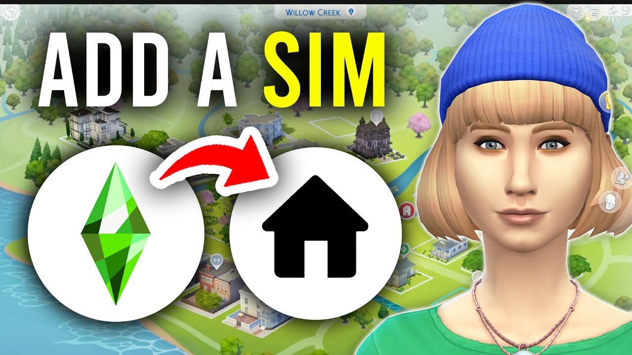 How To Add Sims To Household In Sims 4 - Step By Step - YouTube