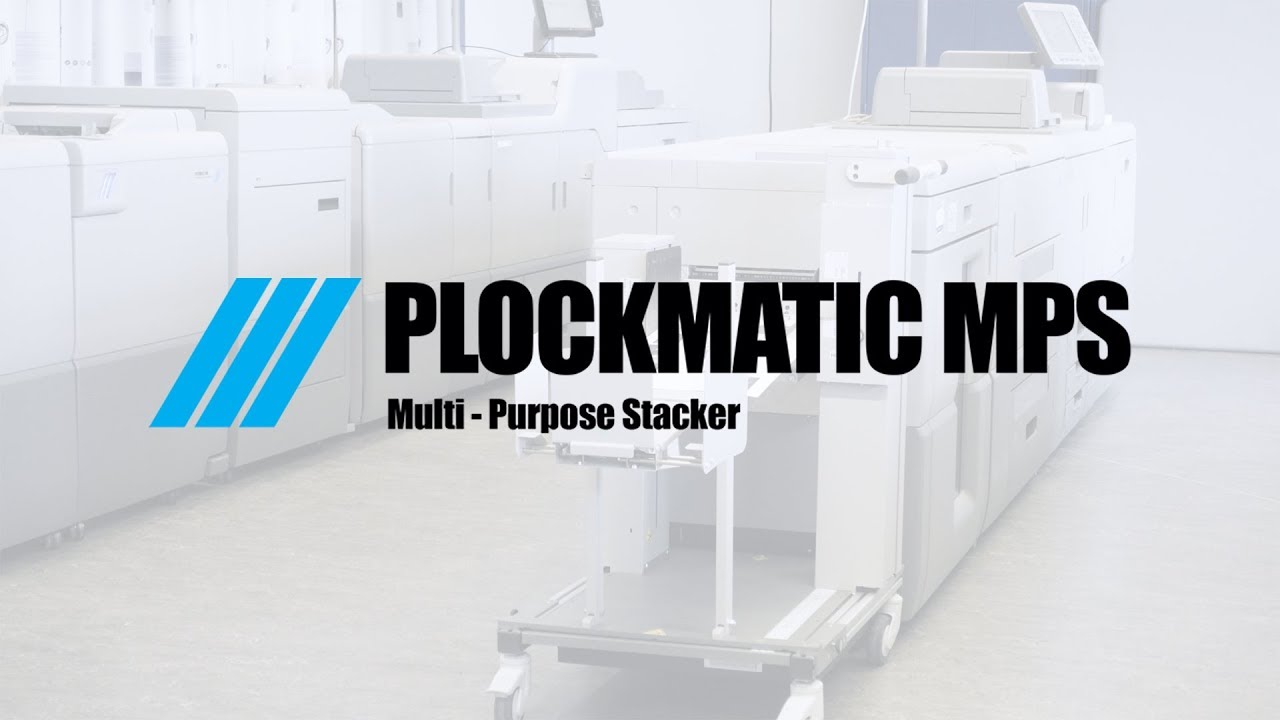 Plockmatic Multi-Purpose Stacker for Ricoh - YouTube