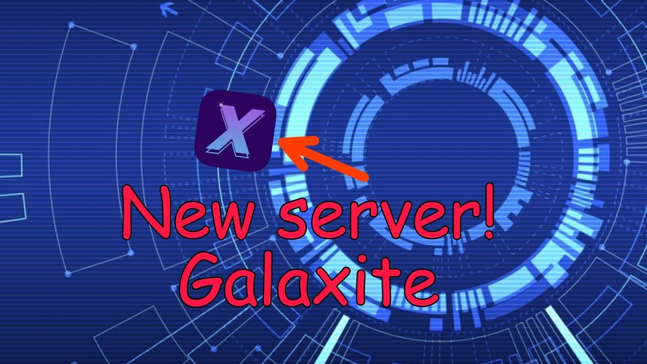 Playing the new GALAXITE Minecraft server - YouTube