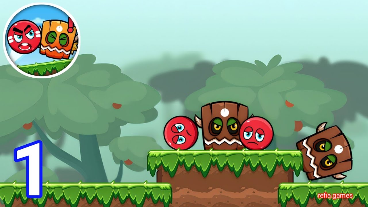 Ball V : Red Boss Challenge - Level 1 - 4 - YouTube