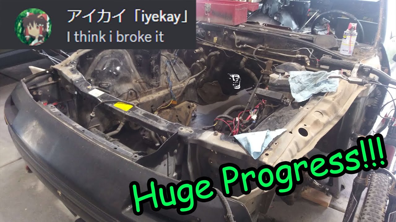 Taking Parts Off My Old RX7 - YouTube