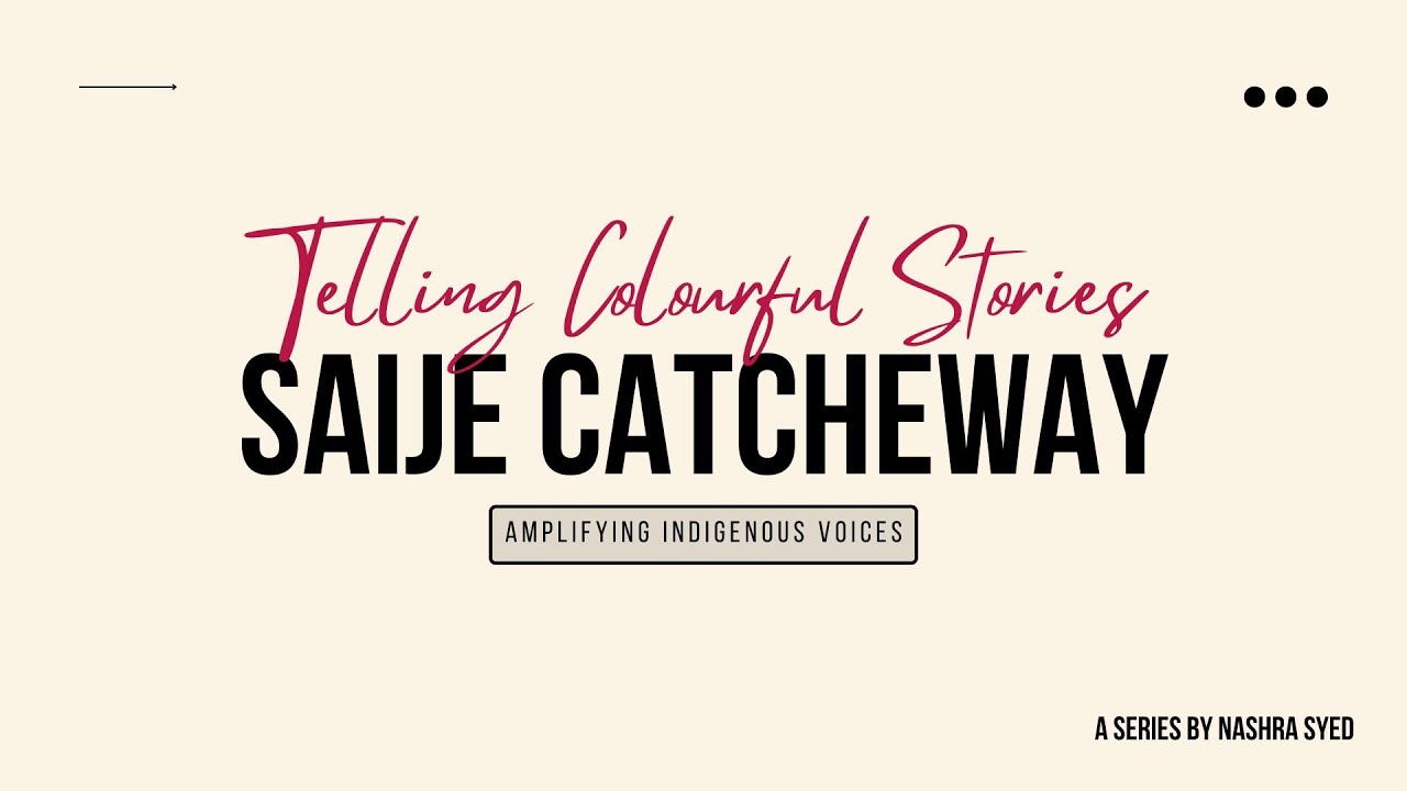 Telling Colourful Stories - Saije Catcheway - YouTube