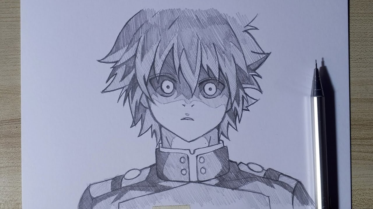 How to draw Yuichiro Hyakuya easy step by step | Seraph of the End ...