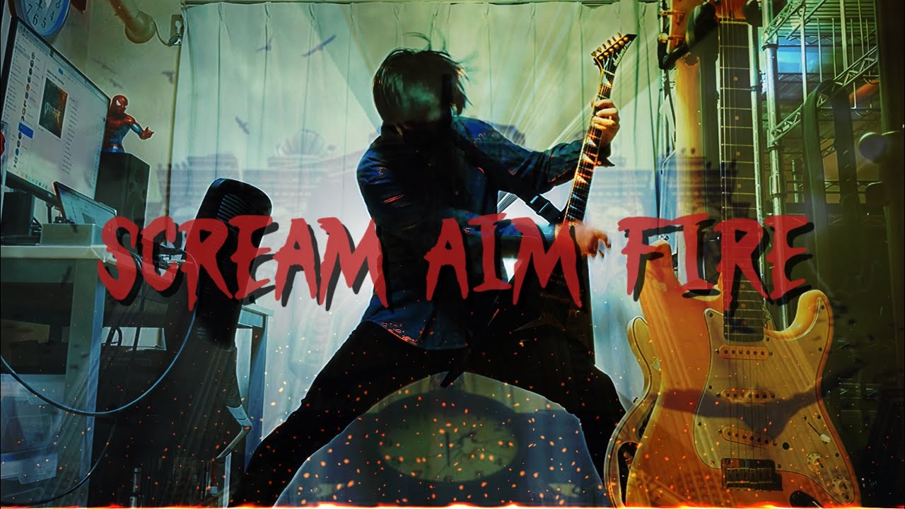 Bullet For My Valentine「Scream Aim Fire」（Guitar Cover）ギター 【弾いてみた】 - YouTube