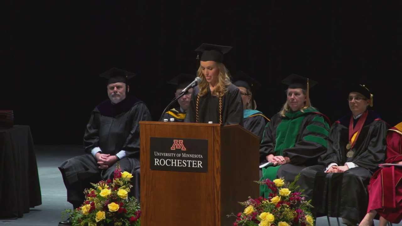 University of Minnesota Rochester (UMR) "2013 Graduation Ceremony ...