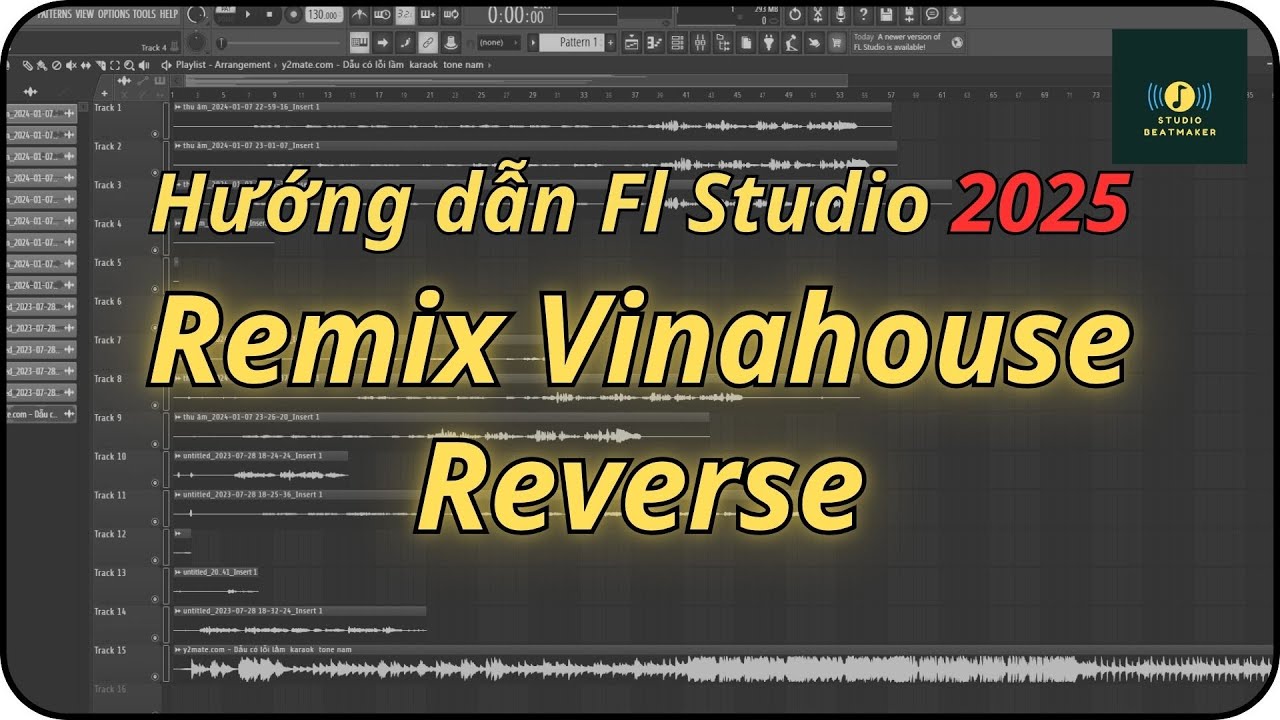 Hướng dẫn Remix Vinahouse Reverse Fl Studio | Studio Beatmaker - YouTube