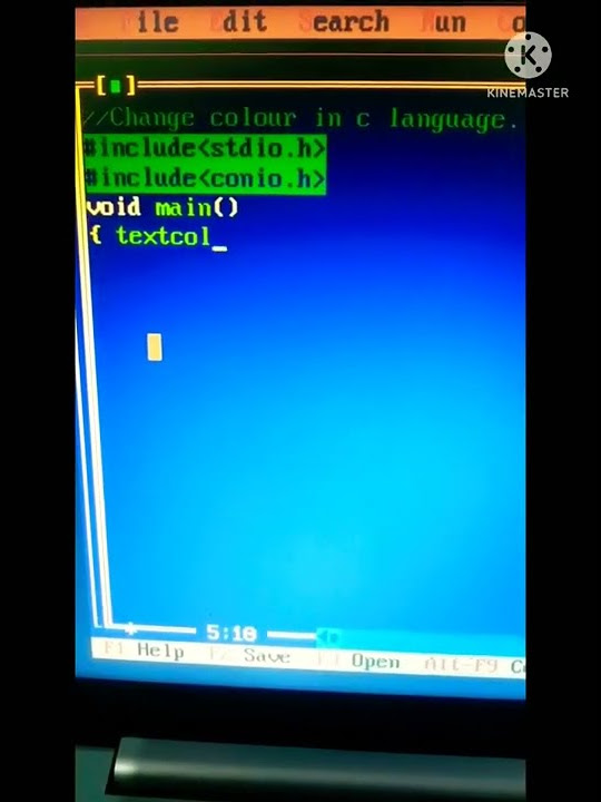 How to change text colour in c language - YouTube